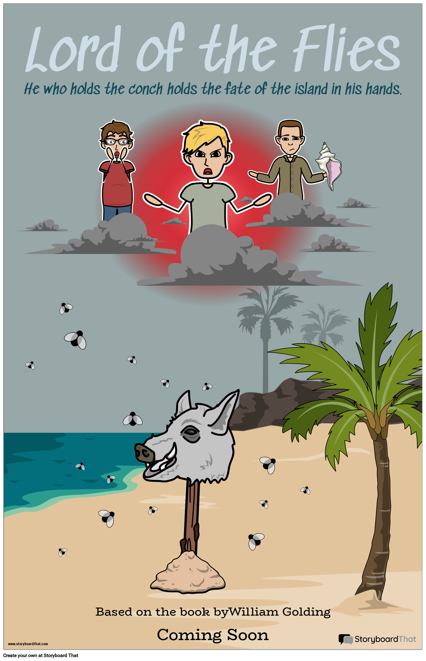 Lord of the Flies Movie Poster Activity | William Golding