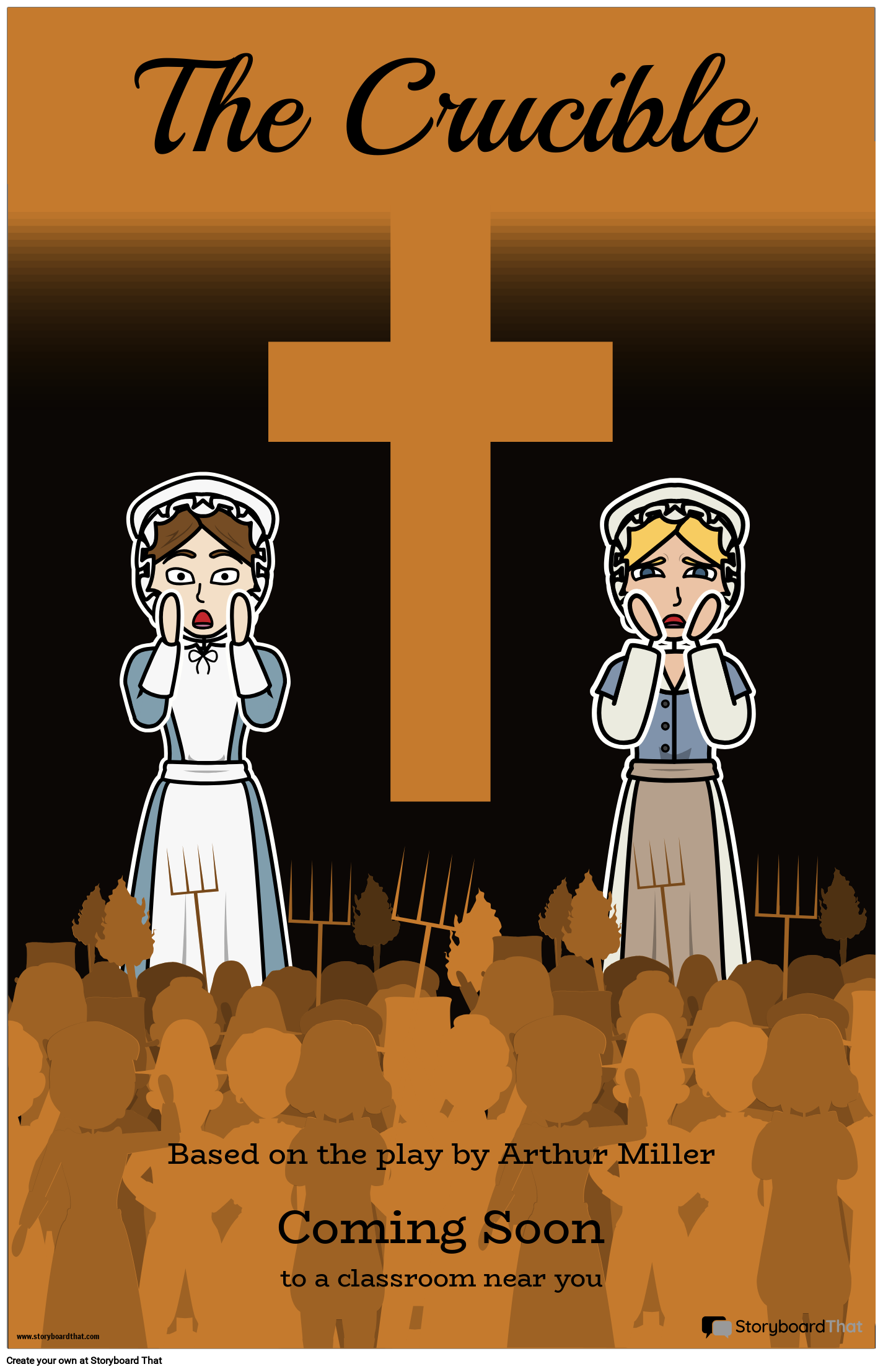 The Crucible by Arthur Miller Movie Poster Activity