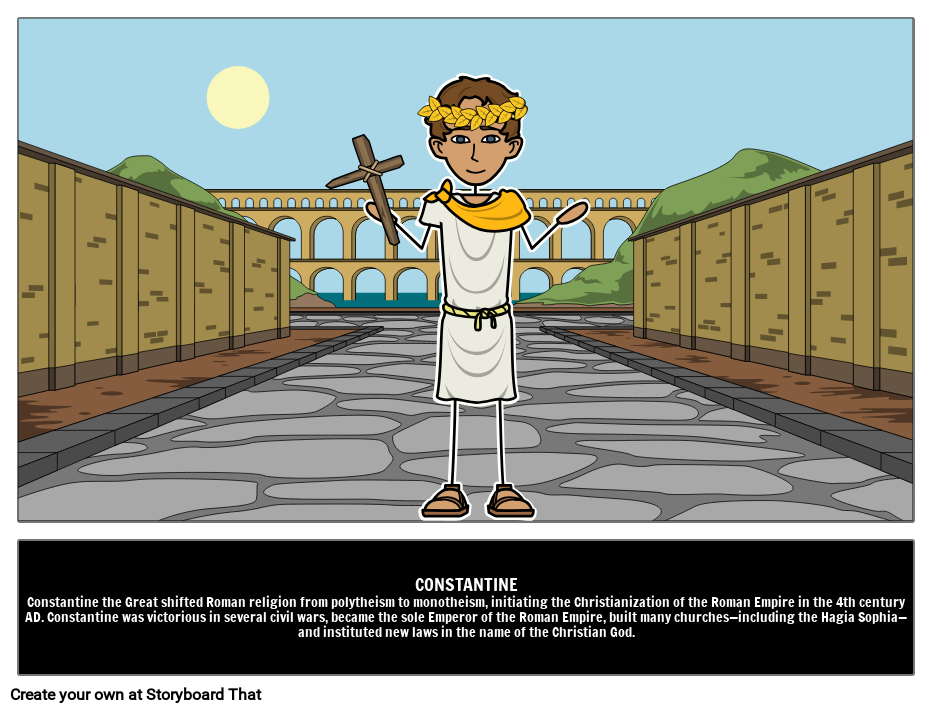 Constantine, First Christian Emperor of Rome | Great People