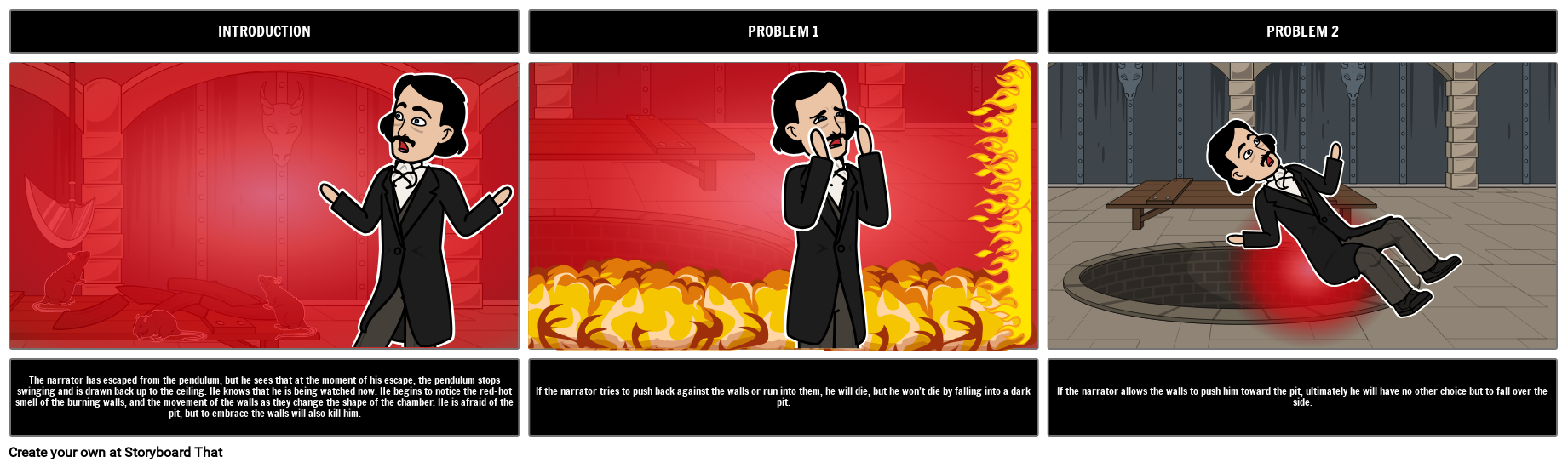Illustrating Dilemma In The Pit And The Pendulum