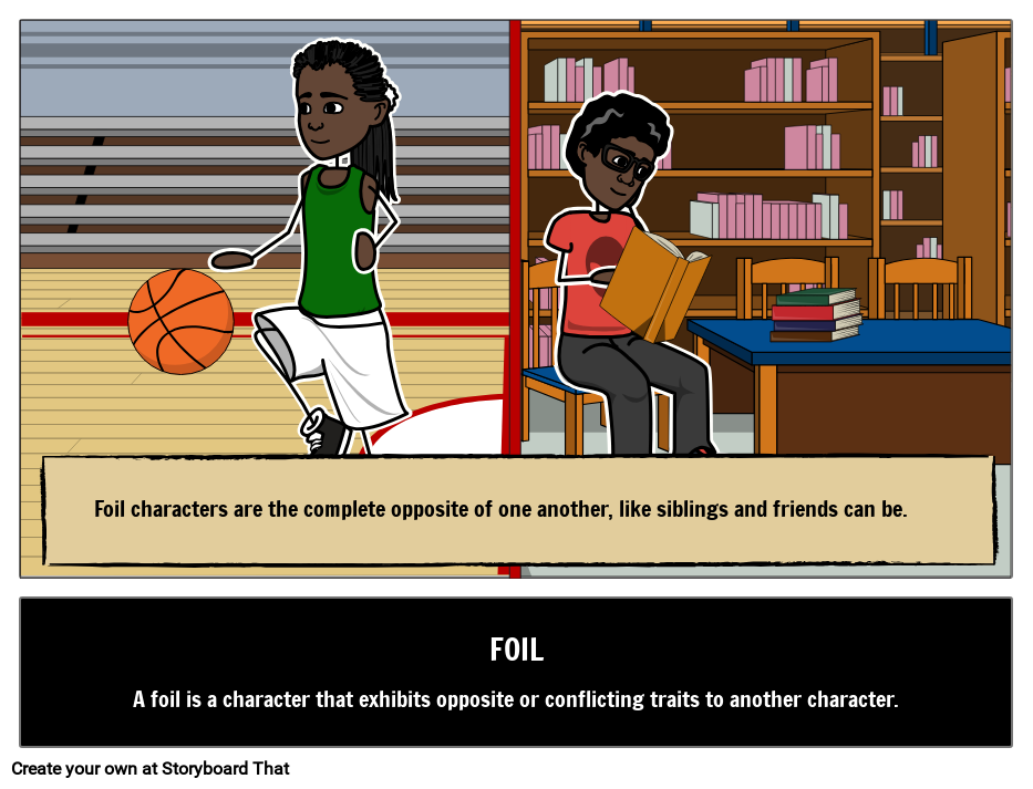 Character Foil In Stories Concept Examples