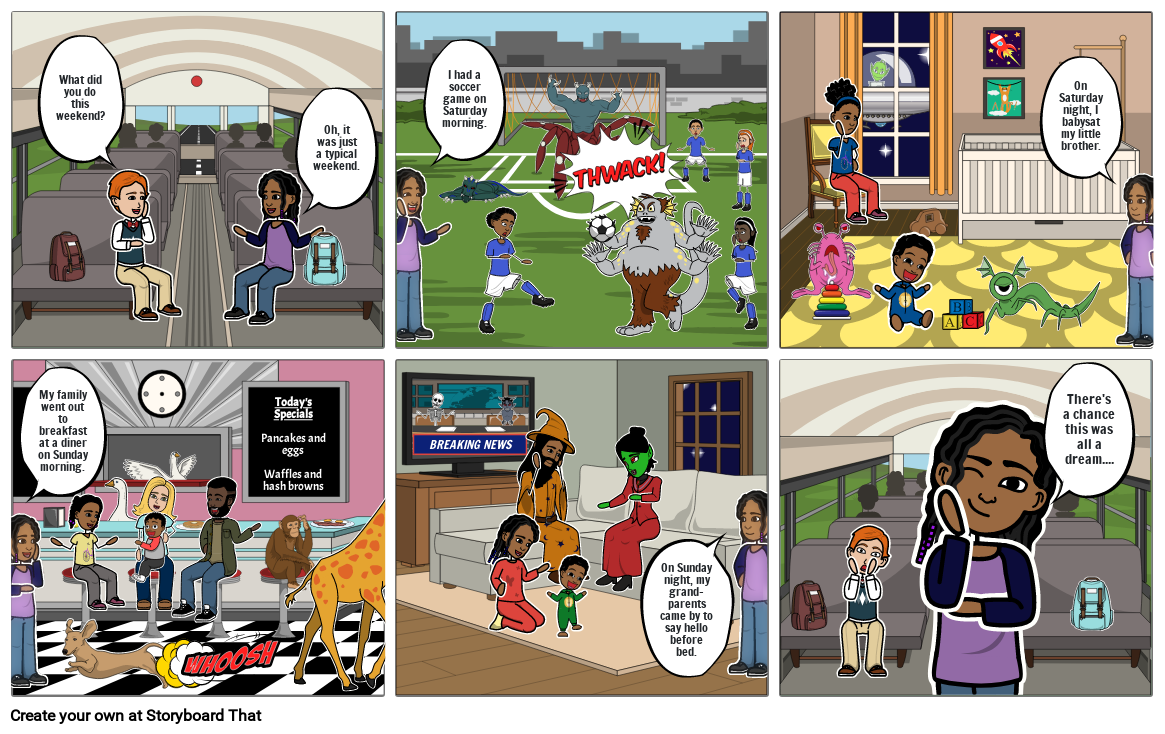 Lauren s Comic Example 1 Storyboard By Liane