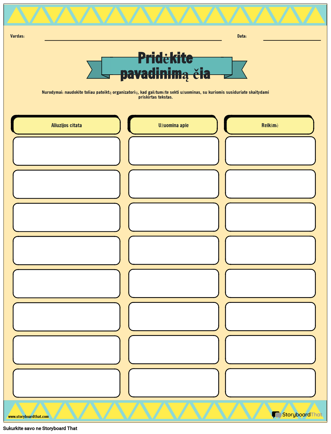 Allusion Tracker Darbalapis Storyboard By Lt examples