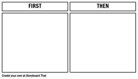 First Then Board Maker | How to Use a First Then Board