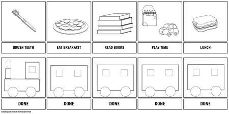 Daily Routine Charts | Printable Daily Schedules for Kids