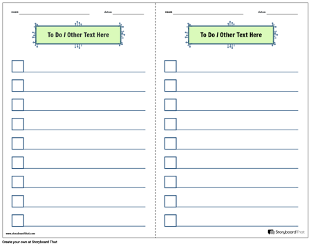 Lege Checklistsjabloon | Maak Controlelijst Sjablonen