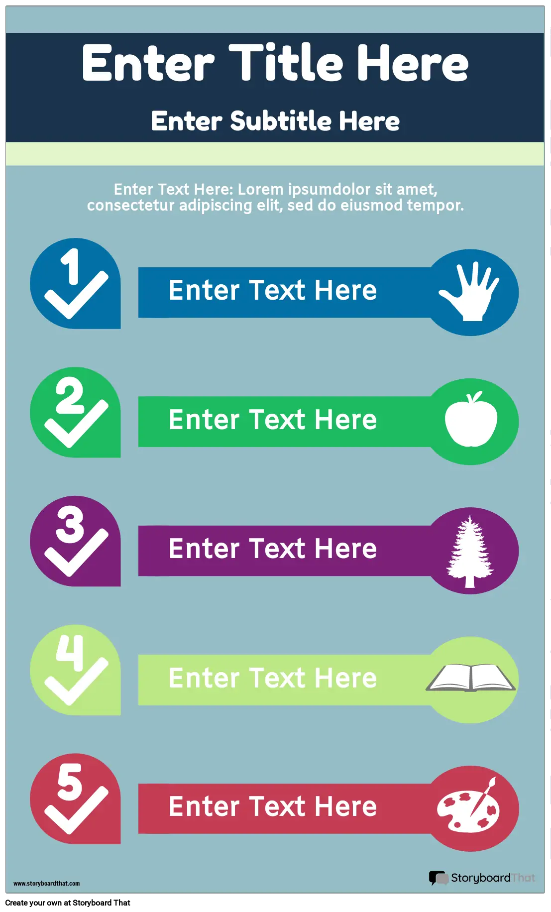 Lijst Infographic-sjabloon en Voorbeeld — Lijst Infographic Maker ...