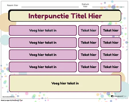 Interpunctie Werkbladen | StoryboardThat