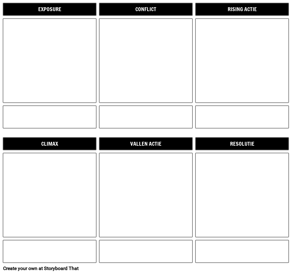 Plot Template Diagram Storyboard Par Nl examples