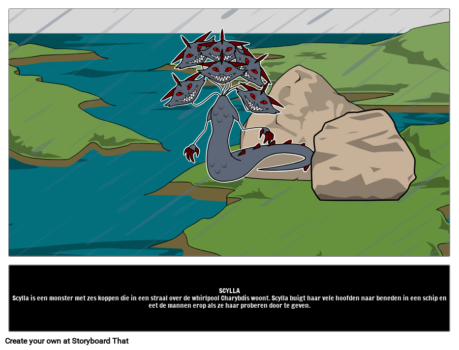 Scylla en Charybdis | Griekse Monsters | Scylla Greek Mythology