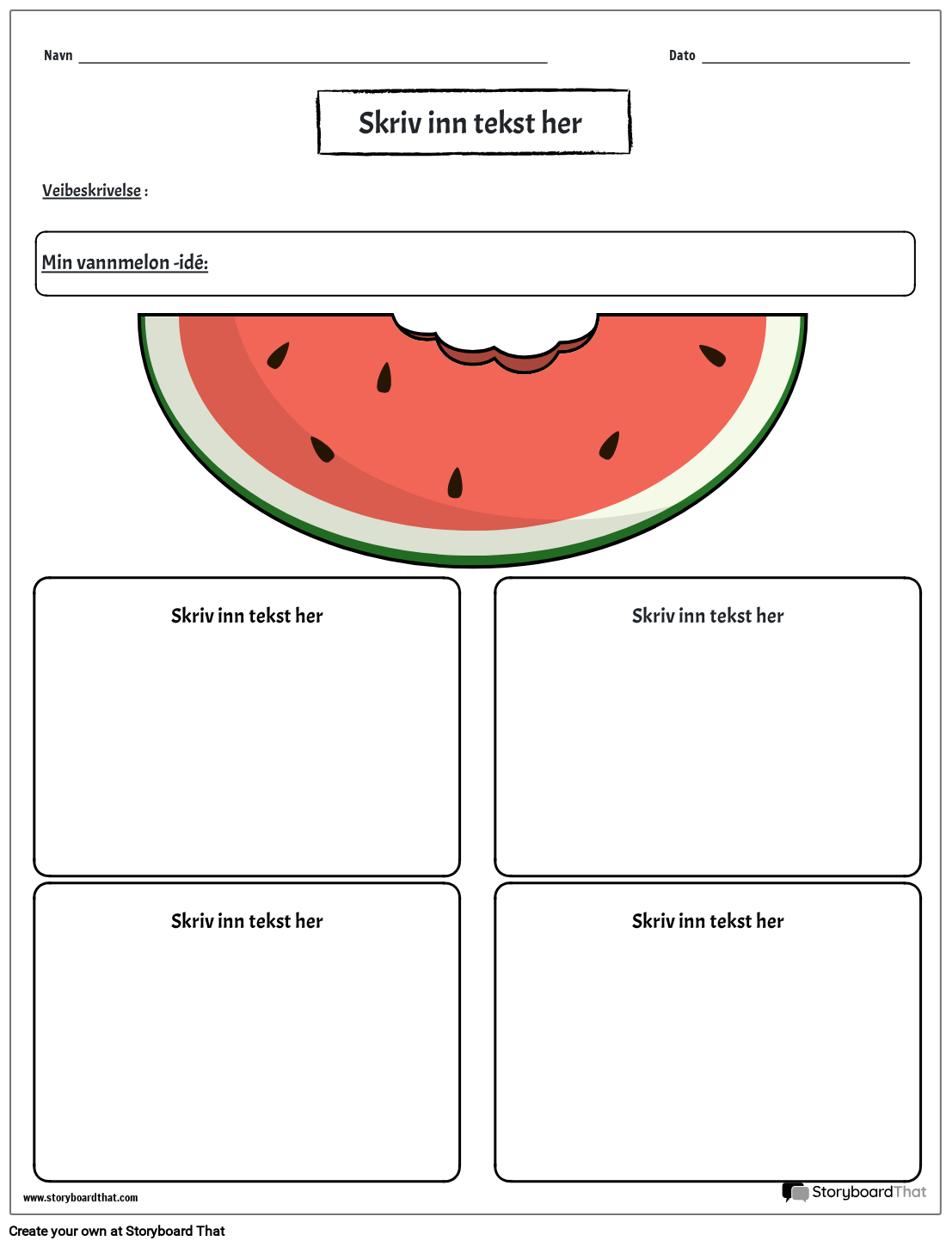 Narrative Outline Worksheet 2 Storyboard Av No examples