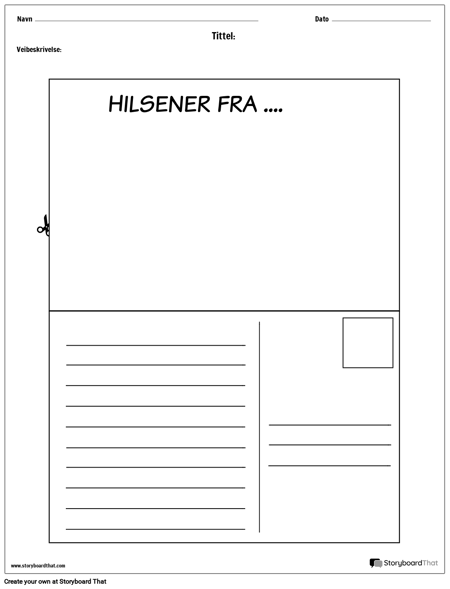 Lag et Brev- Eller Postkortprosjekt ELA Prosjekt Ideer