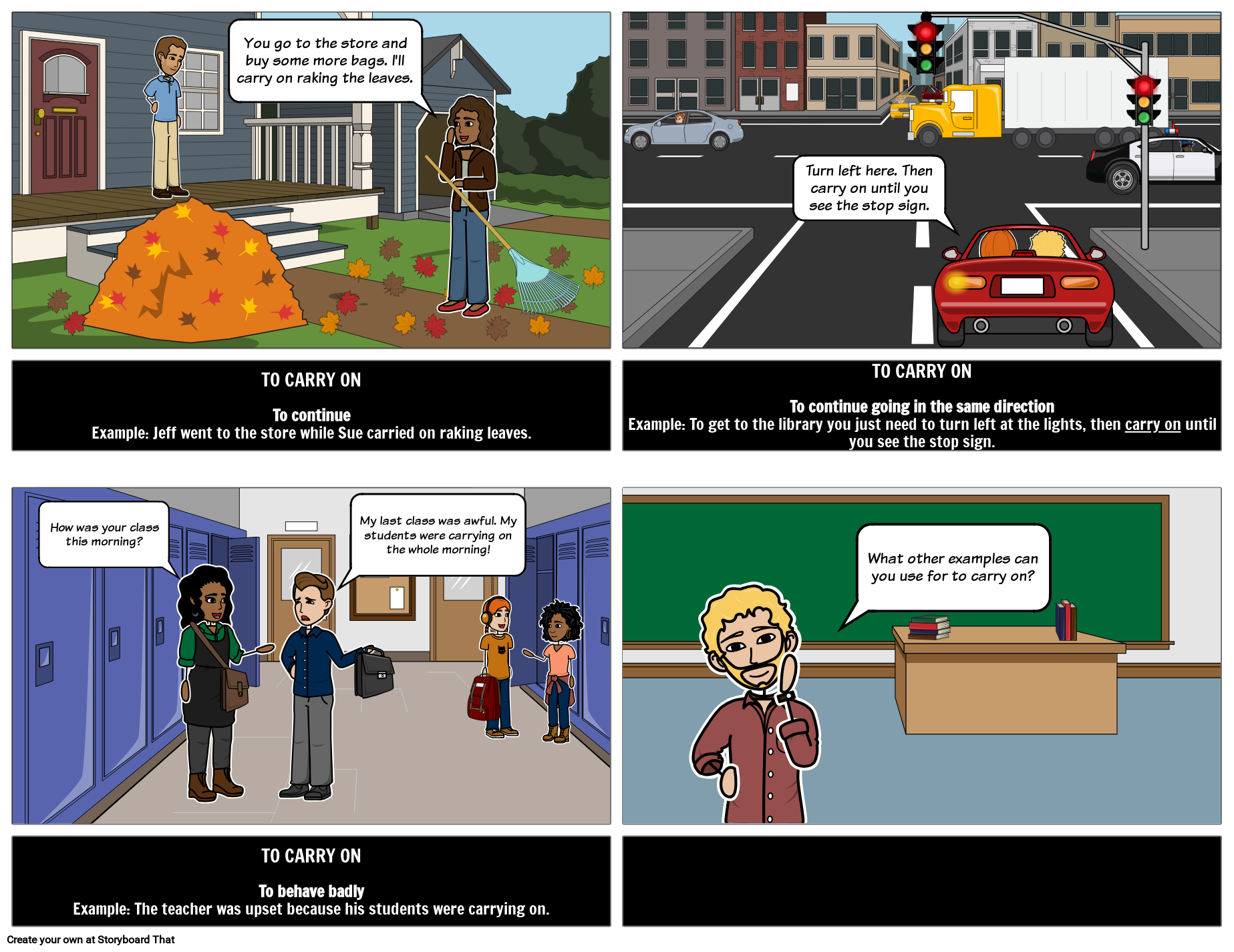 ENL Visual Vocabulary Guide To Phrasal Verbs To Carry On ENL Visual Vocabulary Guide To Phrasal Verbs To Carry On