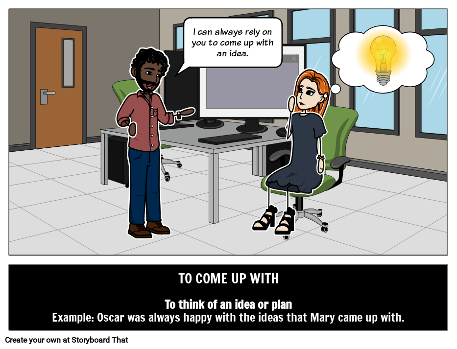 ENL Visual Vocabulary Guide To Phrasal Verbs To Come Up With ENL Visual Vocabulary Guide To Phrasal Verbs To Come Up With