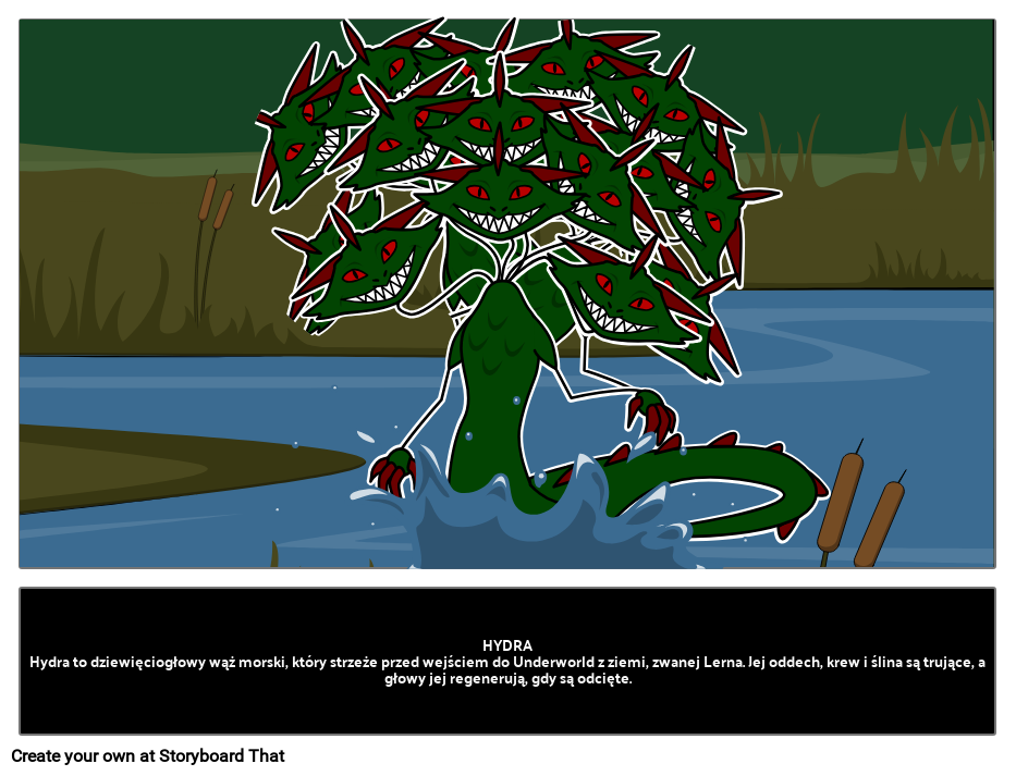 Hydra | Mityczne Potwory i Potwory | Mitologia Grecka