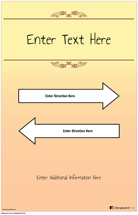 Conference Signage Templates | Directional Poster Templates