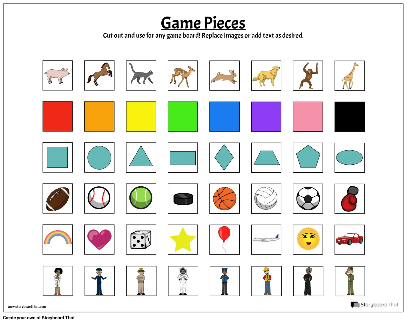 Board Game Templates | Make Your Own Classroom Game | StoryboardThat