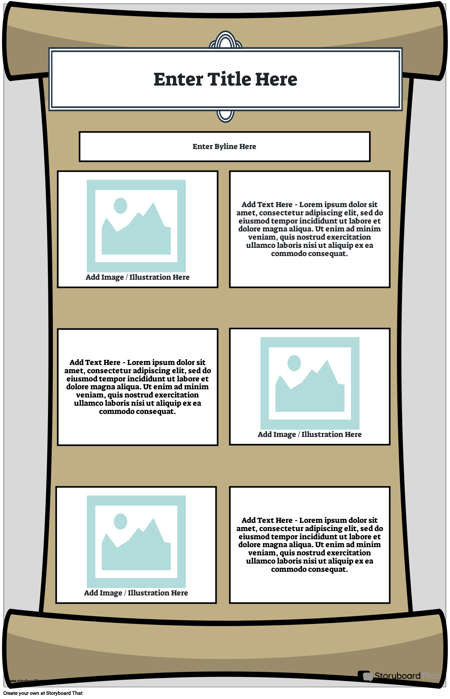Make a Newspaper Project | Newspaper Poster Template