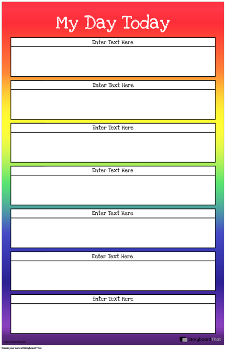 Make a Routine Chart | Daily Routine Chart Template