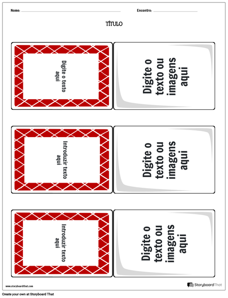 Faça Flashcards Imprimíveis | Modelos de Flashcard