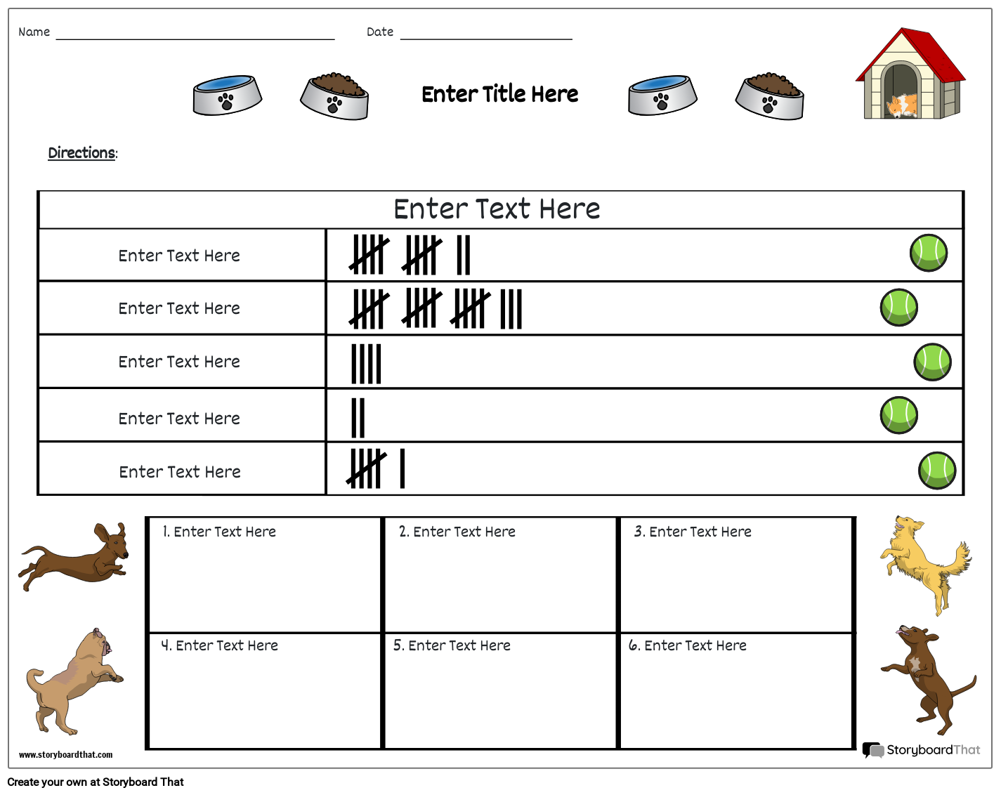Tally Chart 3 Storyboard Por Pt examples