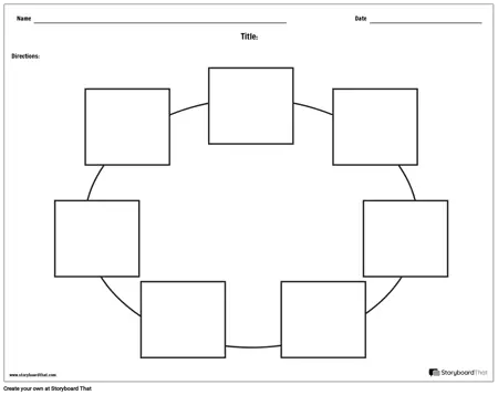 Șablon de Diagramă Cerc — Creator de Graf Cerc — Organizator Grafic ...
