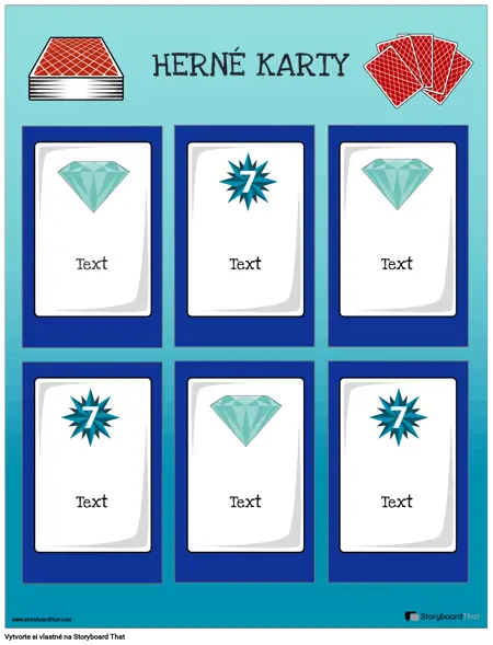 Šablóna Kartovej hry — Výrobca Hracích Kariet — Vytváranie Hracích Kariet | StoryboardThat