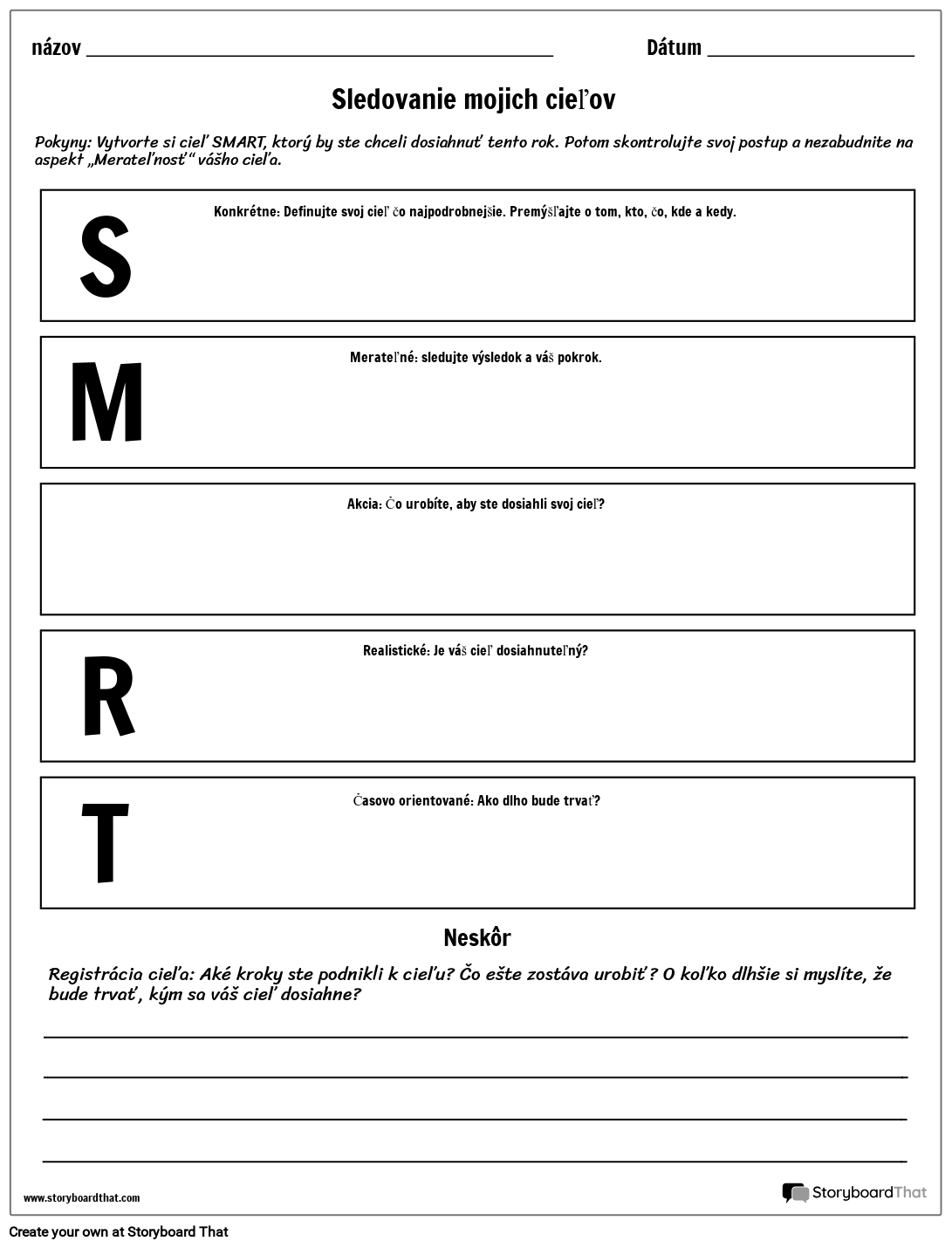 Making SMART Goals Worksheet Storyboard By Sk examples Making SMART Goals Worksheet Storyboard By Sk examples