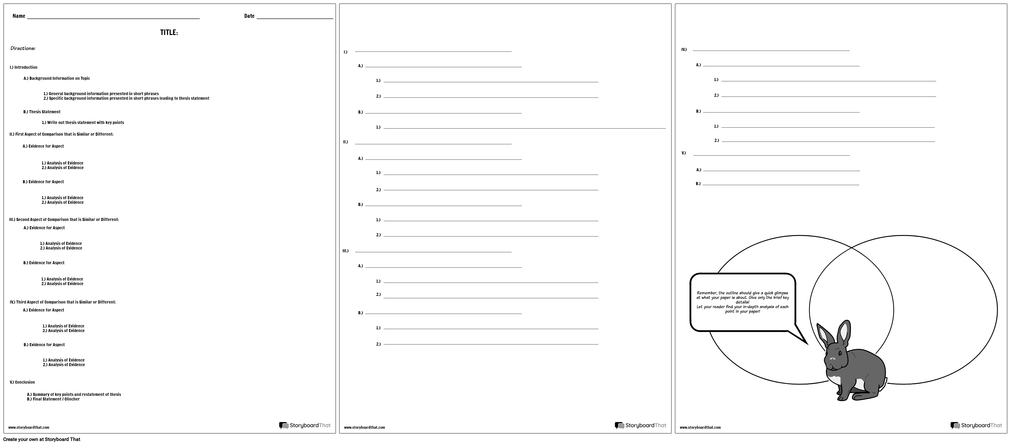 Primerjajte Kontratni Oris Storyboard Por Sl examples