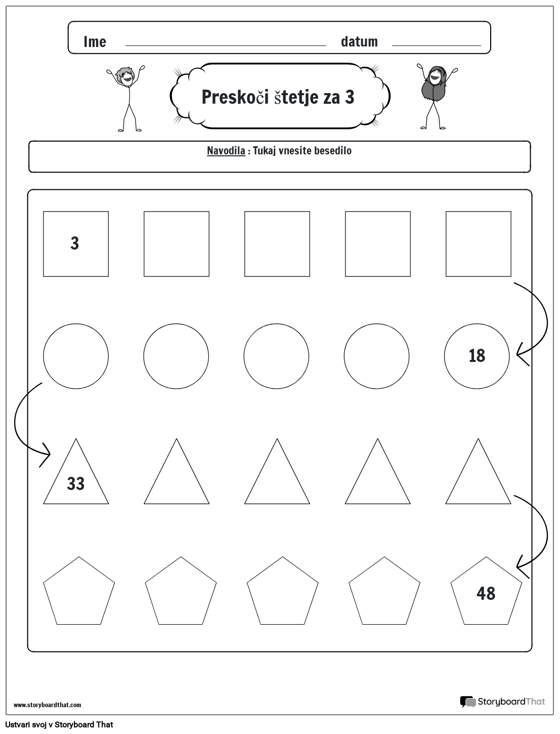 Skip Counting Worksheet Simple Storyboard Por Sl examples