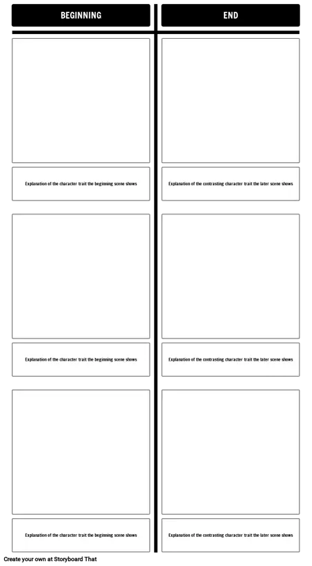 Character Analysis Templates | StoryboardThat