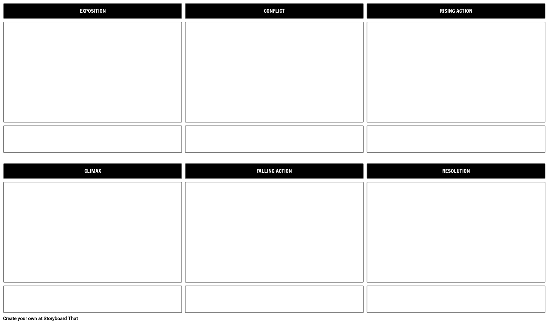 Plot Diagram Template 16x9 Storyboard By Storyboard templates