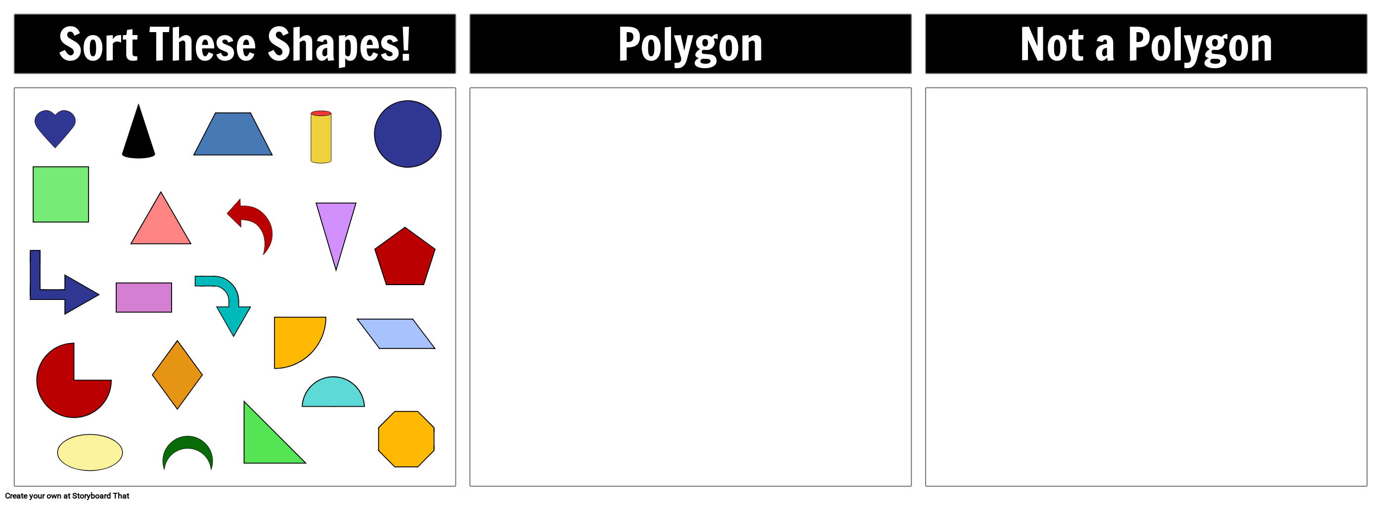 Polygon Sort Template Storyboard Per Storyboard templates