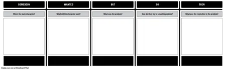 Storytelling Templates | Storyboard Templates for Narratives