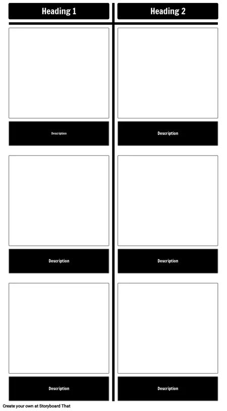 T-Chart Templates - Make a T Chart Online | StoryboardThat
