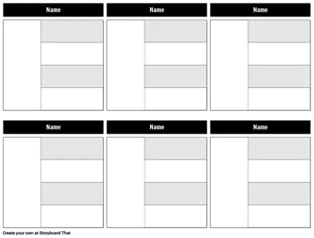Character Analysis Templates | StoryboardThat