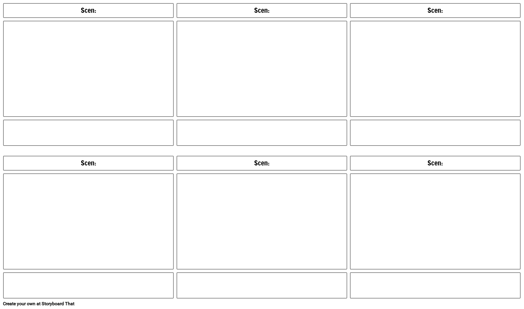 Blank Film Storyboard Mall Storyboard Por Sv examples