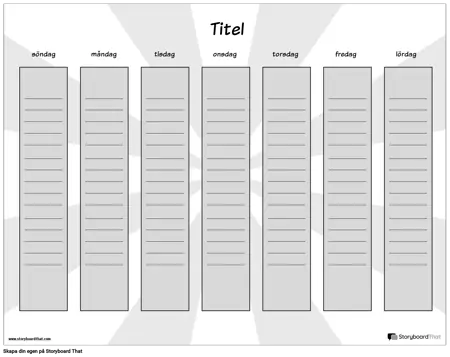 Utskrivbara Kalendermallar — Custom Calendar Maker | StoryboardThat