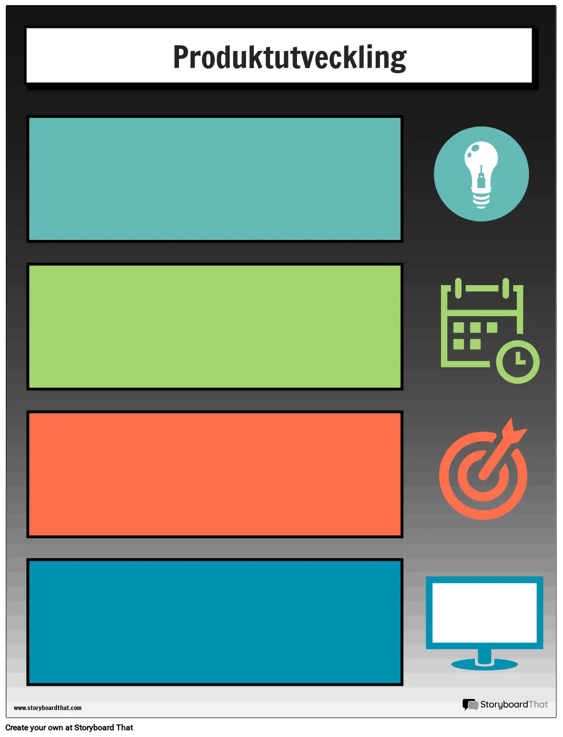Produktutveckling | GRATIS Infografisk Maker