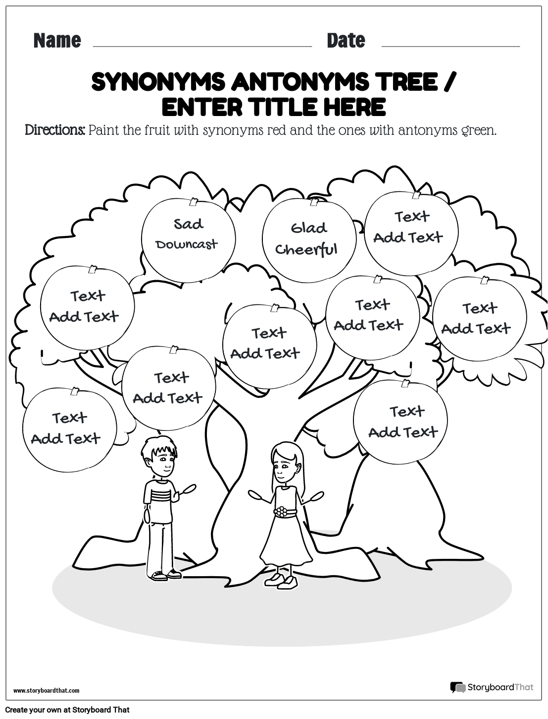 Synonyms And Antonyms Worksheet Synonyms And Antonyms Worksheet