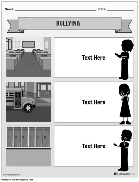 Bullying Worksheets | StoryboardThat