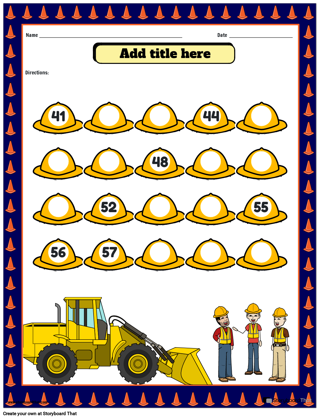 Missing Numbers Worksheets Fill In Write Exercises StoryboardThat Missing Numbers Worksheets Fill In Write Exercises StoryboardThat