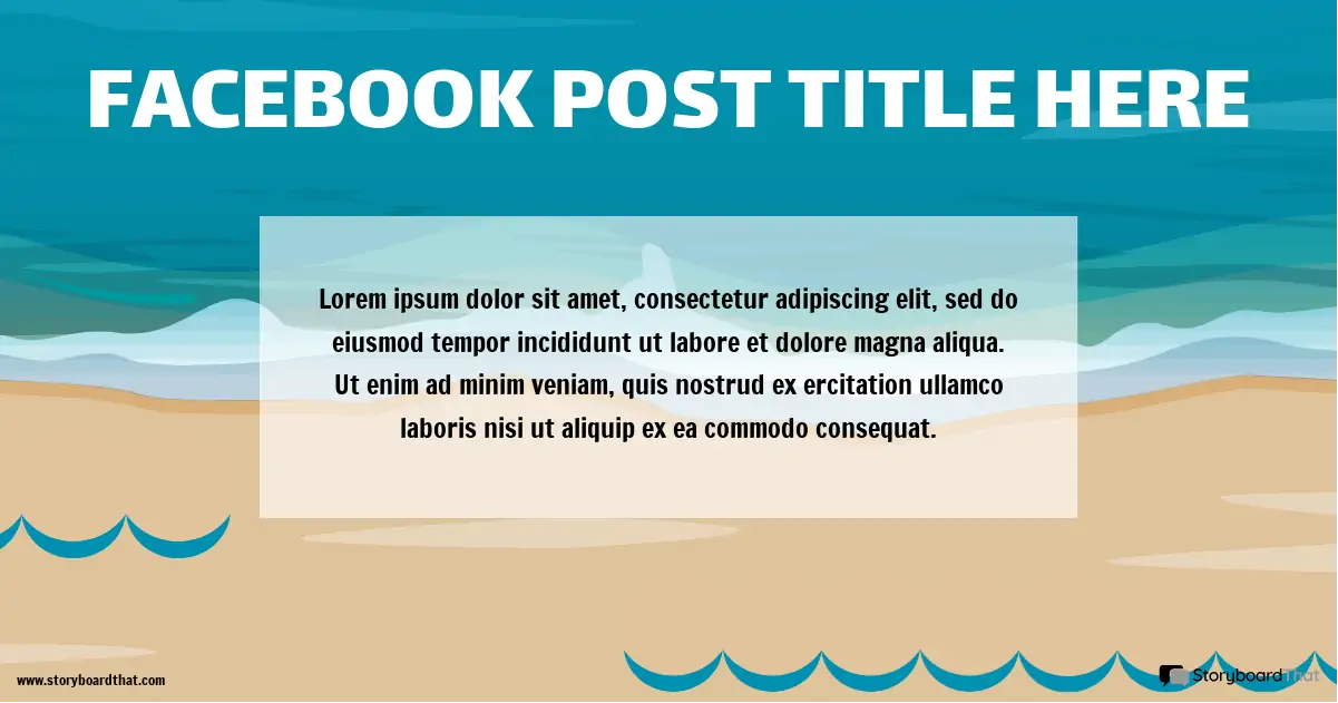 Facebook Image Templates | Social Media Template Maker