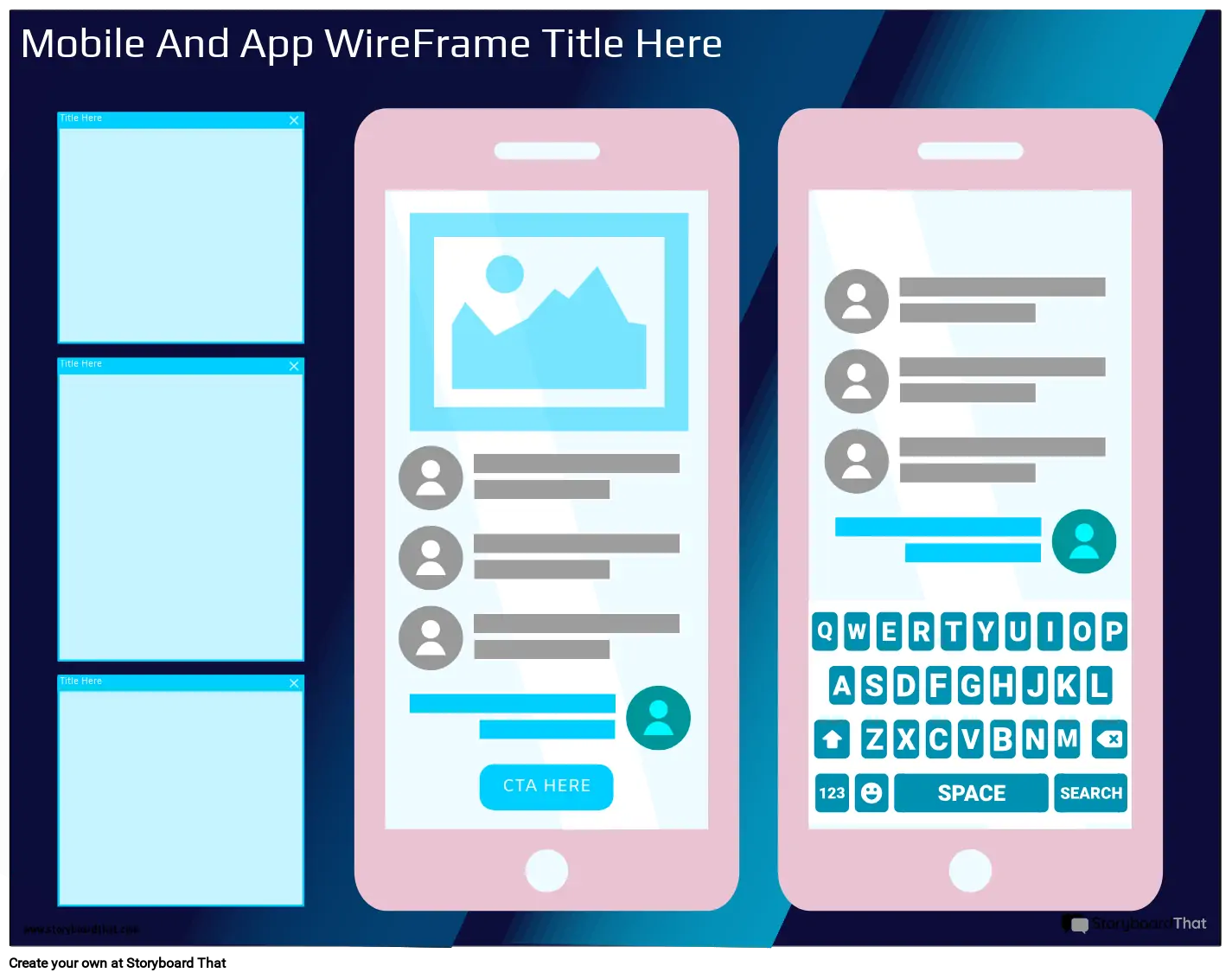 Mobile and App Wireframes | FREE Wireframe Tool