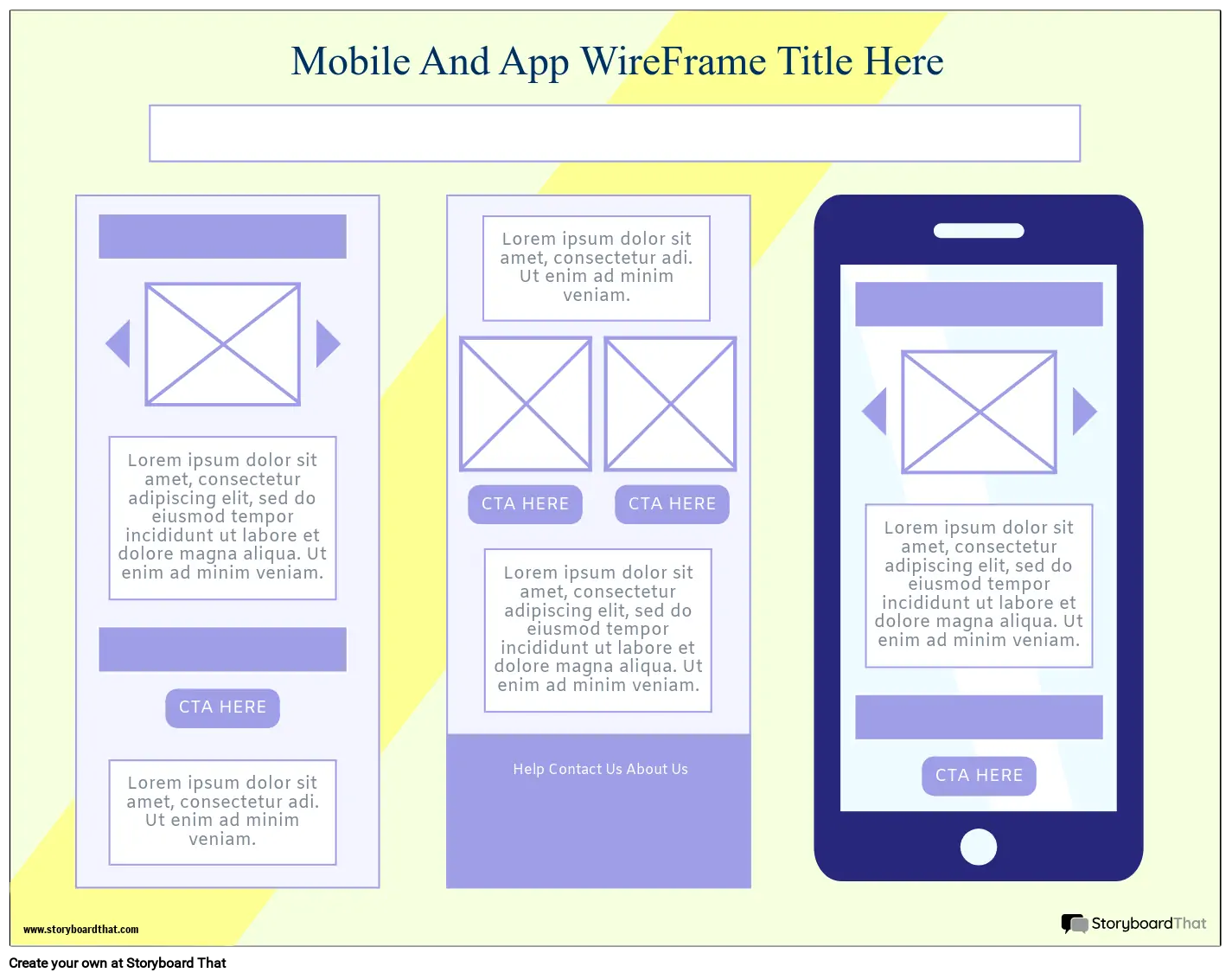 Mobile and App Wireframes | FREE Wireframe Tool