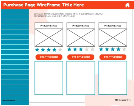Purchase Page Wireframes | FREE Wireframe Tool