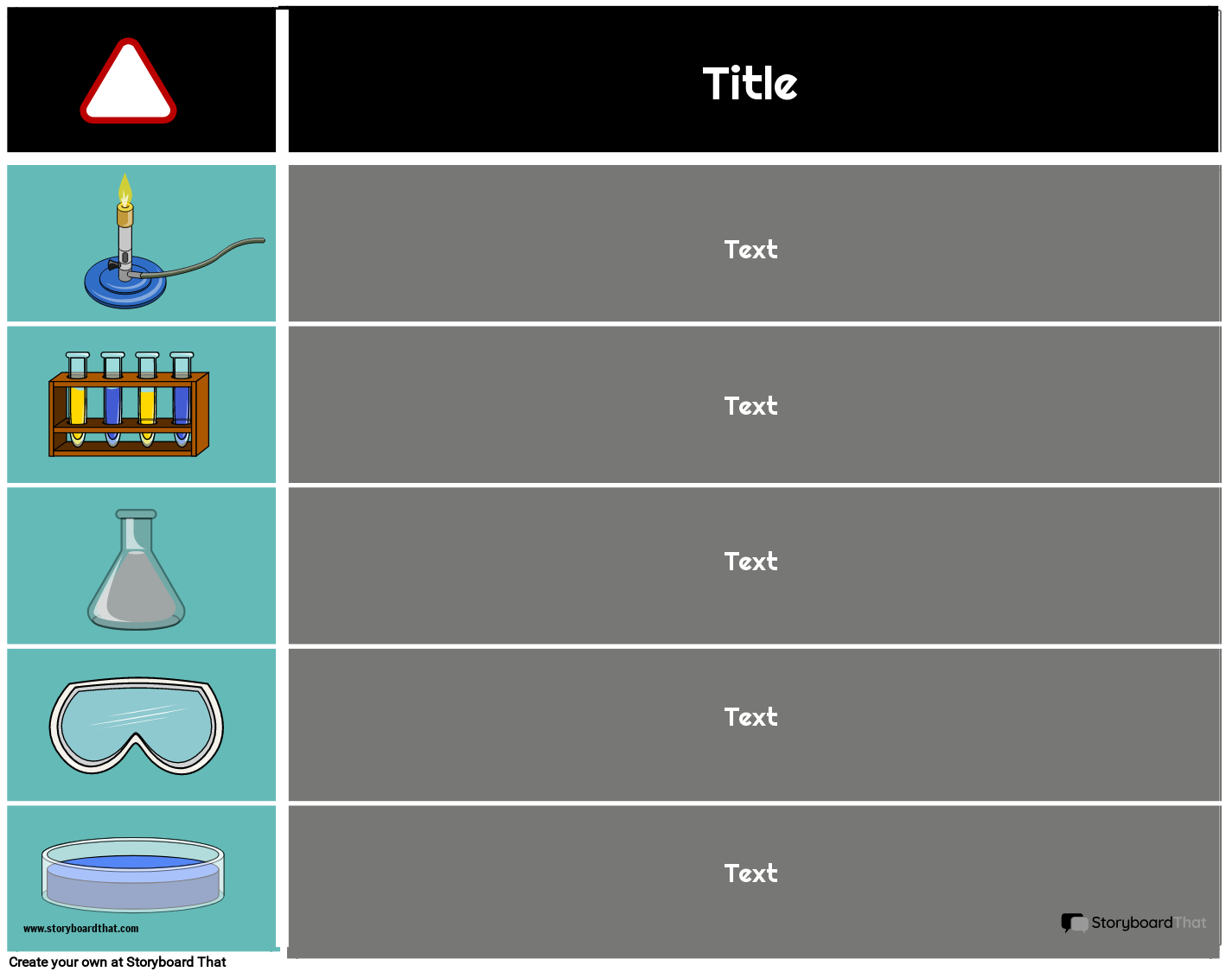 Lab Safety 1 Storyboard by templates