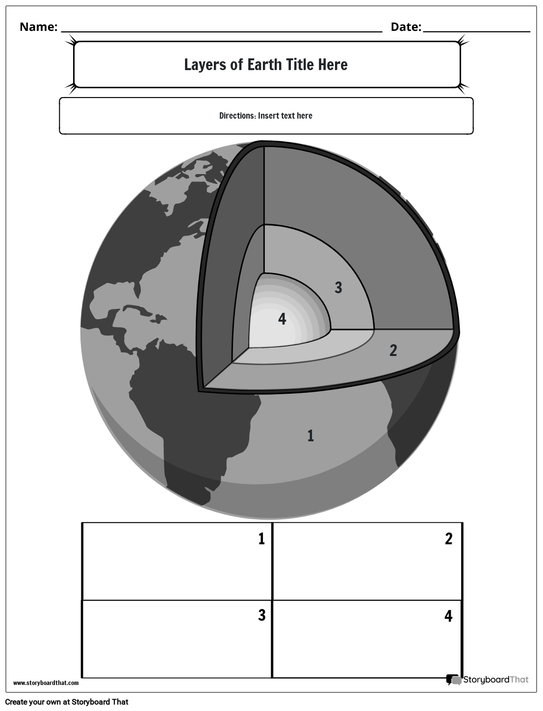 Layers Of The Earth Worksheets Exploring Inside Earth StoryboardThat Layers Of The Earth Worksheets Exploring Inside Earth StoryboardThat