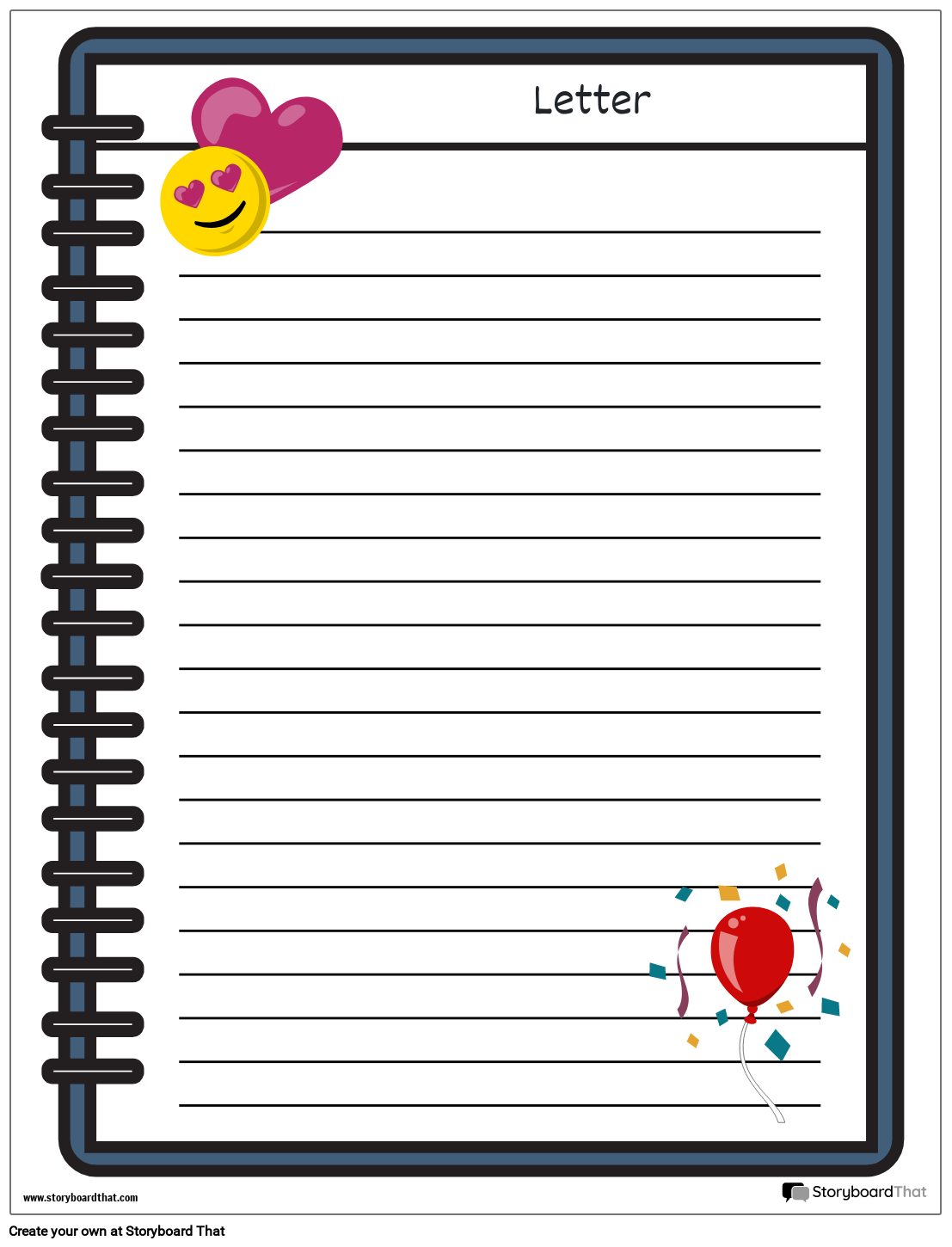 Letter Postcard 3 Storyboard Par Templates
