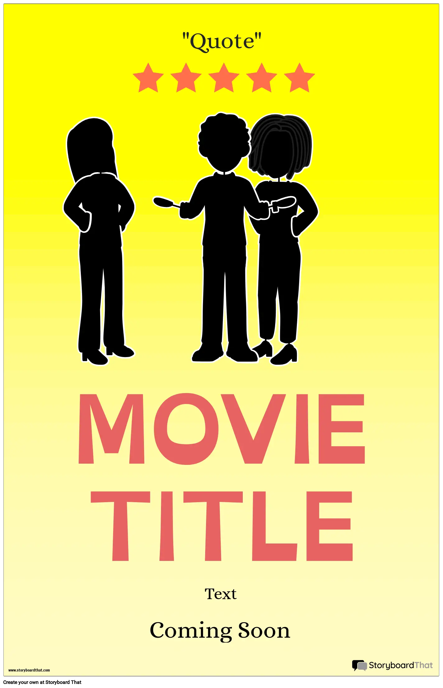 Movie Poster Template — Movie Poster Maker | StoryboardThat